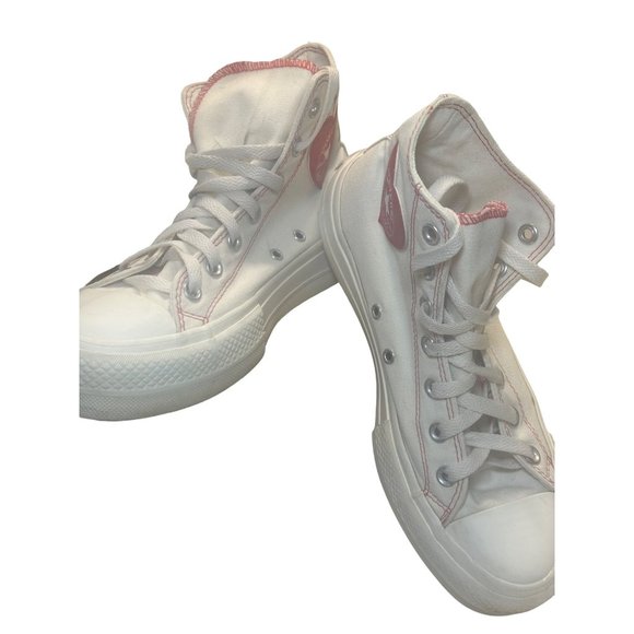 Converse | Shoes | Converse Custom Chuck Taylor Platform All Star Red ...